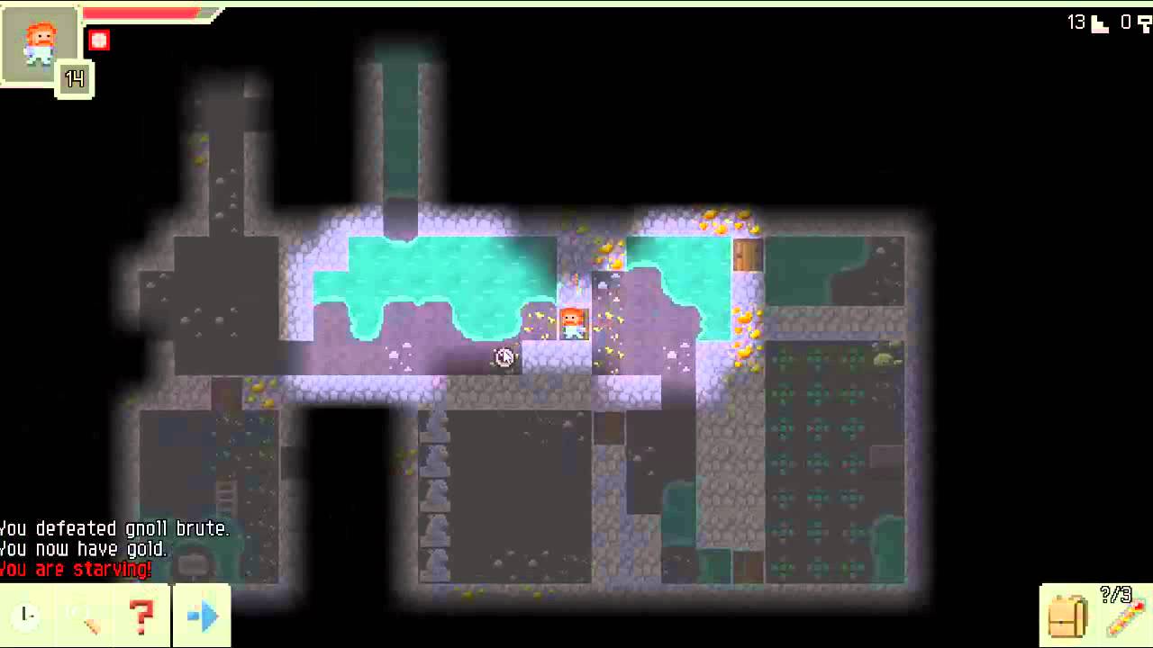 Pixel Dungeon - Mining Caves - YouTube