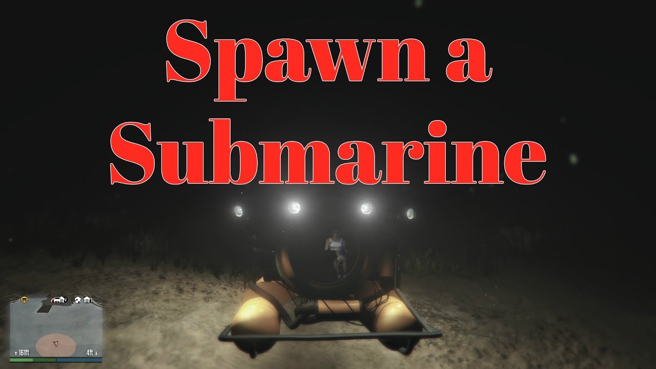 How to Spawn a Submarine in GTA Online - YouTube