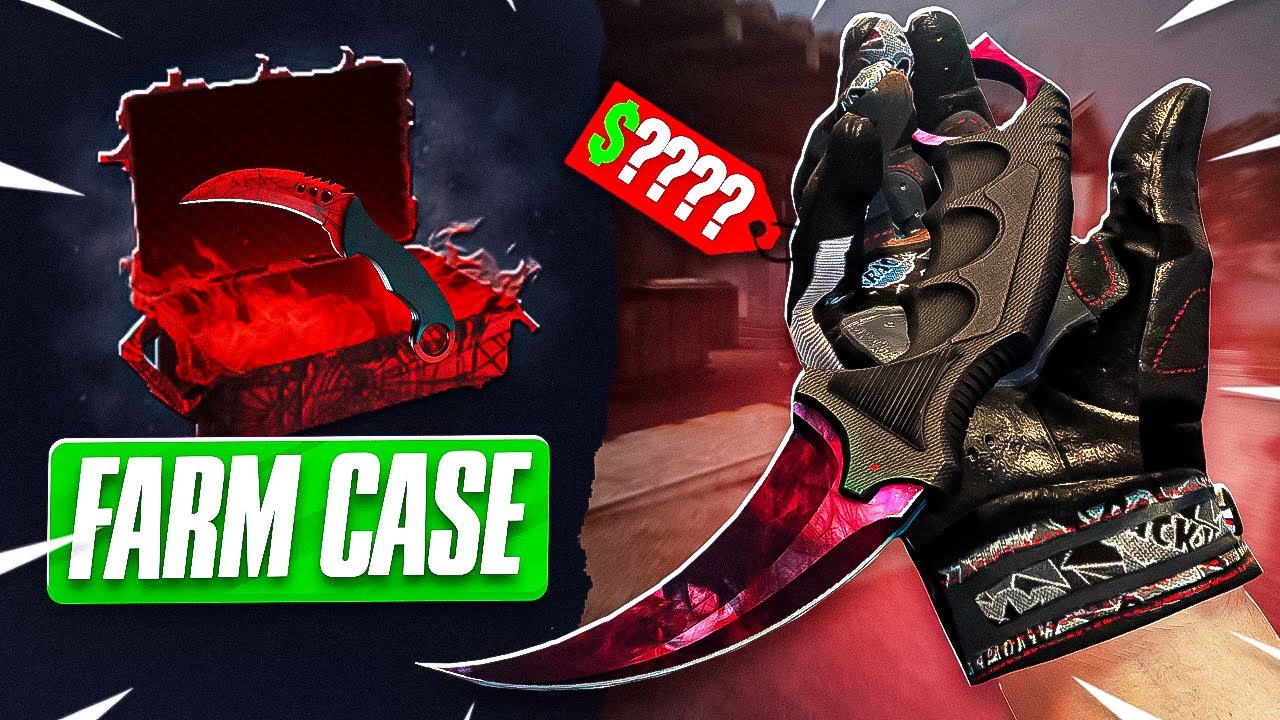 WHAT HAPPENS IF I FARM THIS 1% CRIMSON WEB KARAMBIT CASE (G4SKINS PROMO ...