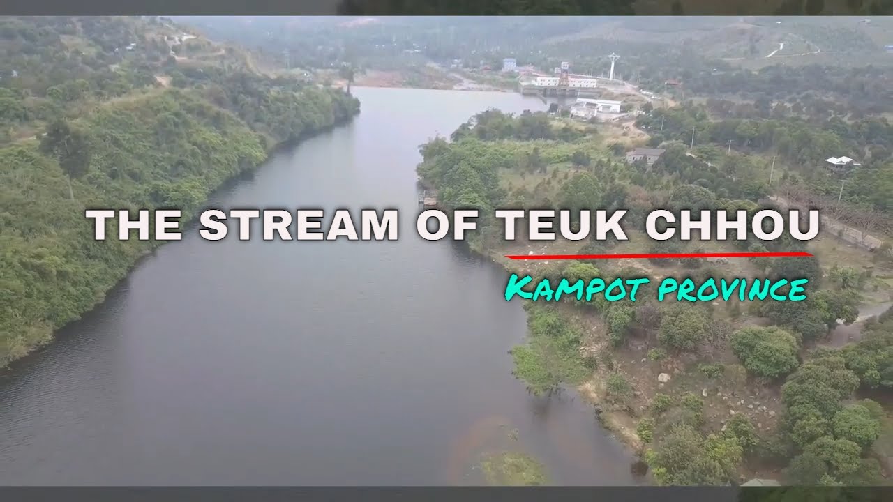 Beautiful view from the sky on Tek Chhou, Kampot [Cambodia] - YouTube