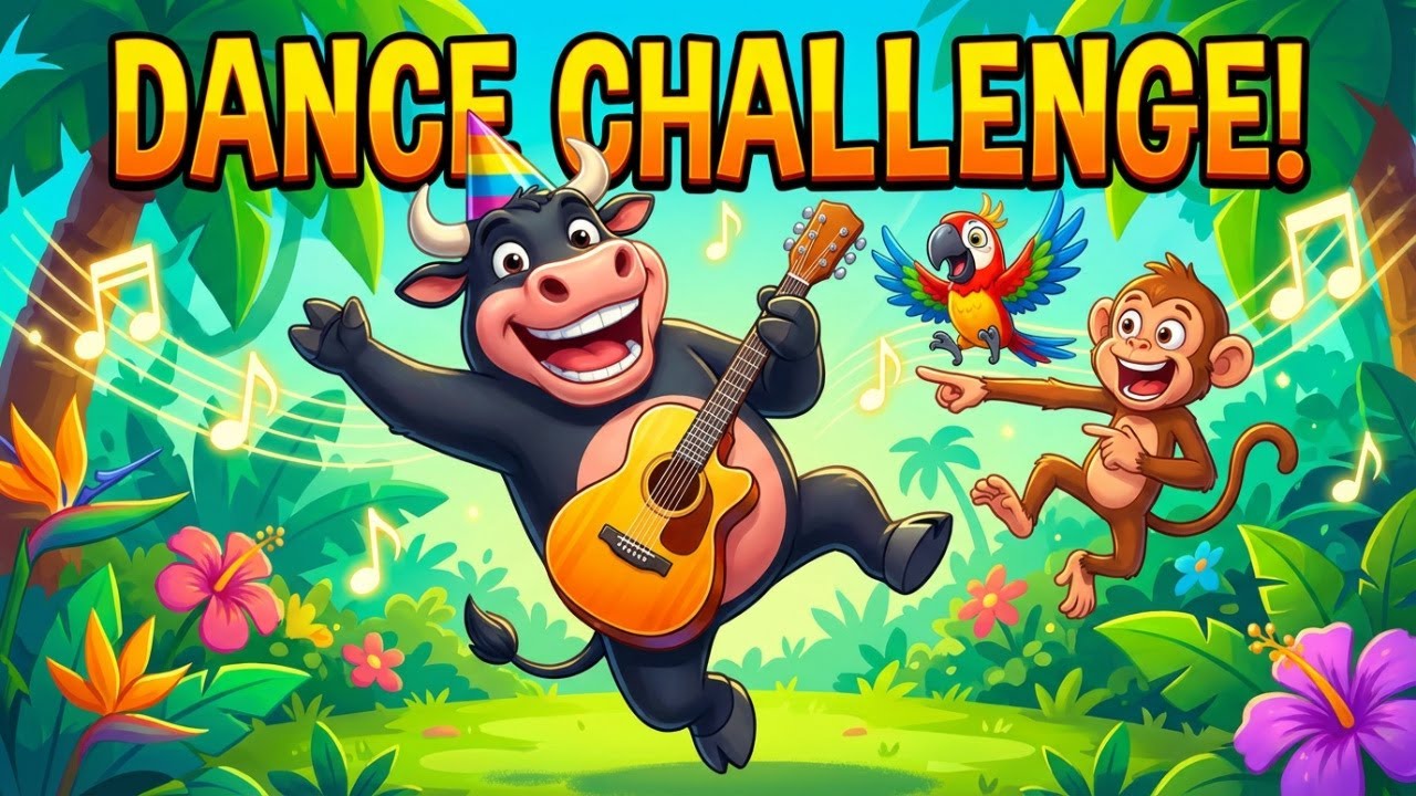 The Black Faced Ox 🐮 Epic Dance Party with Animals! - YouTube