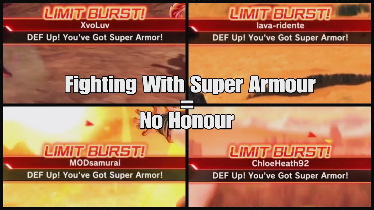 Dragon Ball Xenoverse 2 | Fighting With Super Armour = No Honour - YouTube