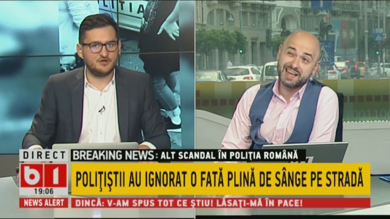 BUNA, ROMANIA! POLITISTII AU IGNORAT O FATA PLINA DE SANGE, PE STRADA ...