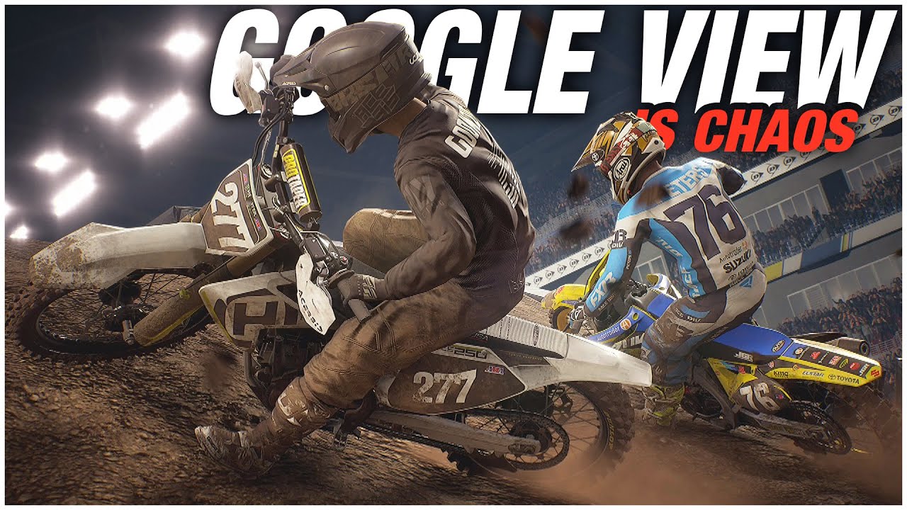 The GOGGLE VIEW Challenge is CHAOS! (Monster Energy Supercross - The ...