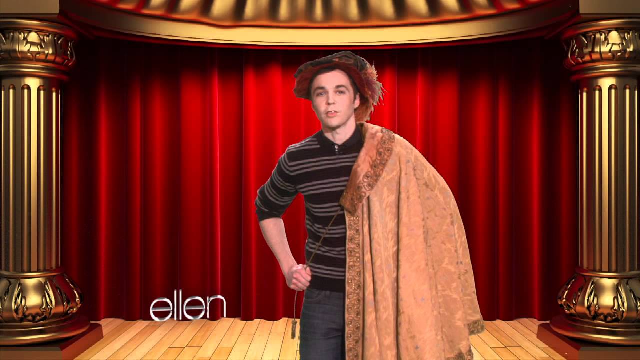 Ellen Helps Jim Parsons Prep for Broadway! - YouTube