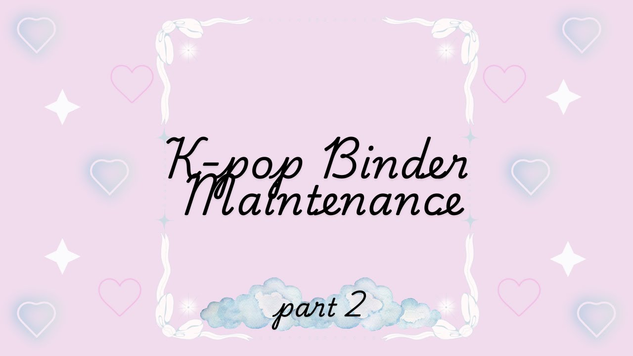 Binder maintenance #2 - YouTube