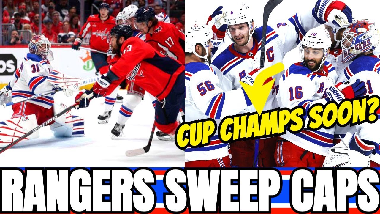 RANGERS SWEEP!!! Caps sucked- New York Rangers vs. Washington Capitals ...