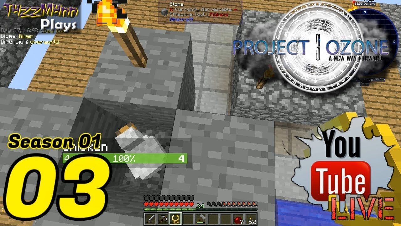 Project Ozone 3 - E03 - Off to a Good Start - Modded Minecraft Survival ...