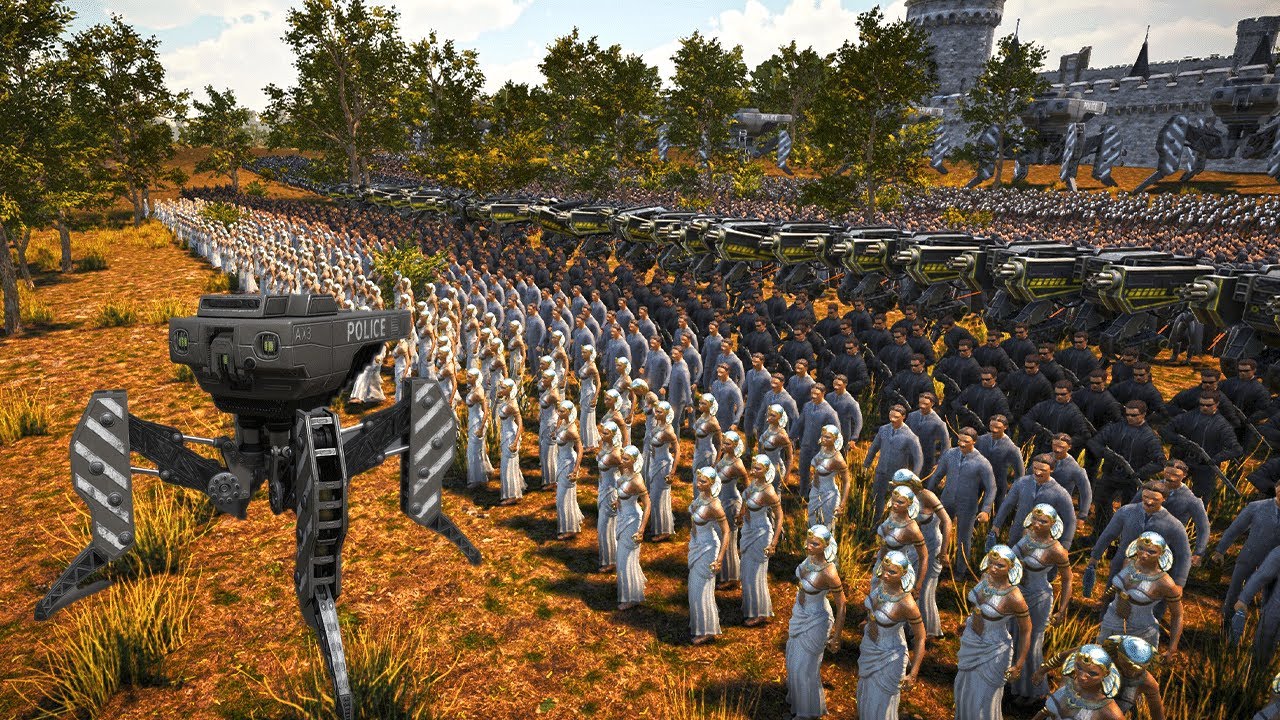 Mule Robot, T45 Shotgun & Heroes Army Vs 4 Million Hungry Evils !! UEBS ...