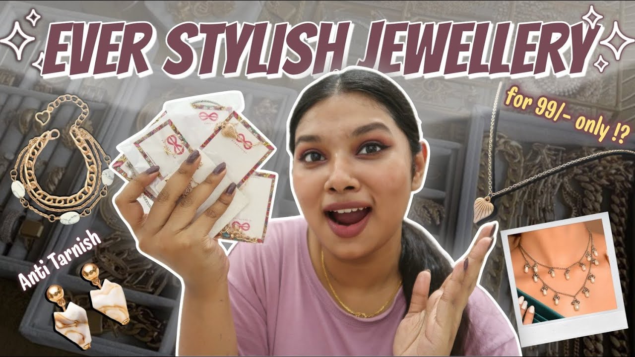 EVERSTYLISH JEWELLERY HAUL 2024|| Necklaces, Earrings, Bracelets ...