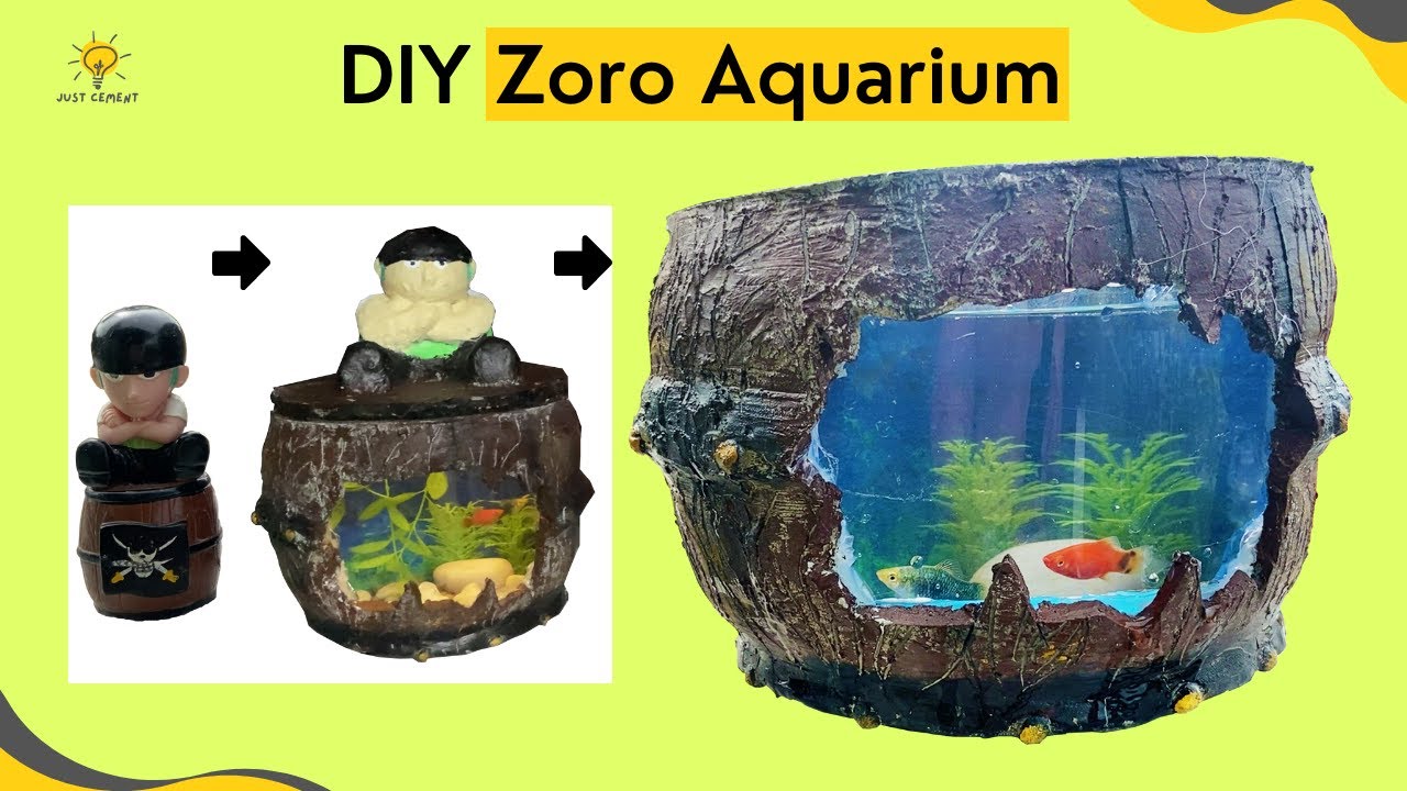 Try Making A Fish Tank With One Piece Zoro Toys And An End - YouTube