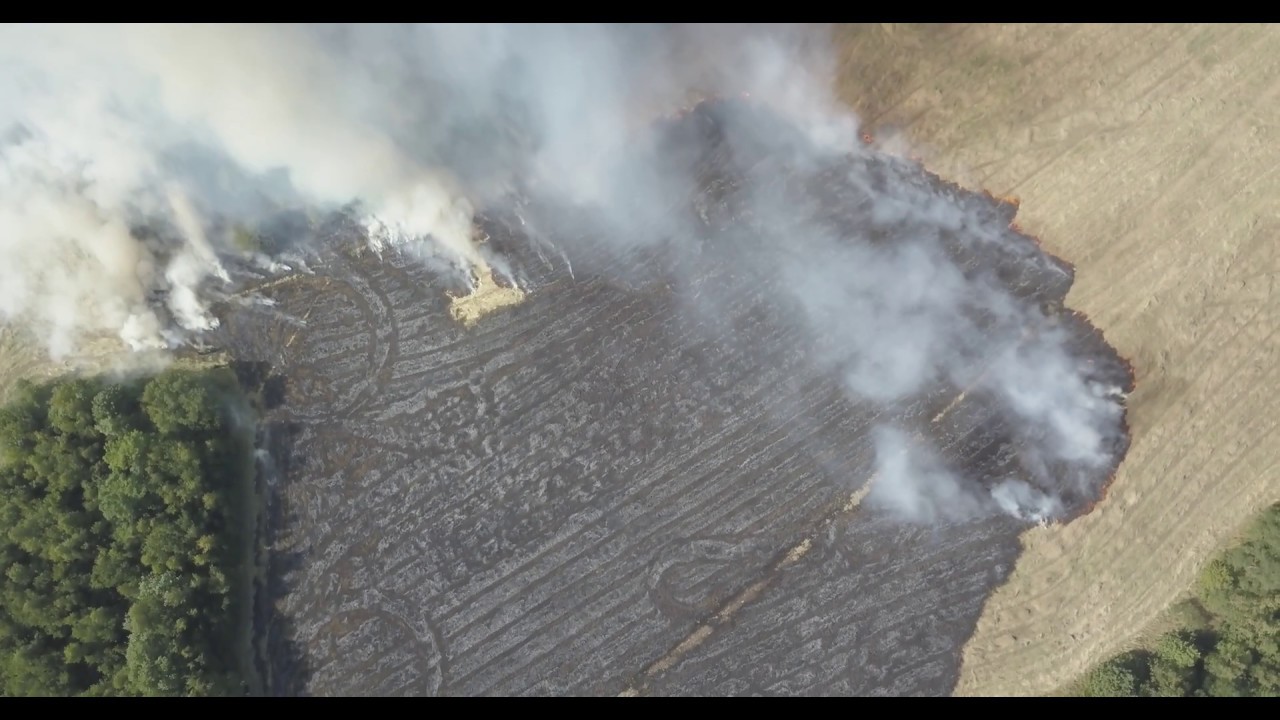 DJI Mavic Pro, Old Barnsley Main Pit Stack on Fire 25/6/18 4K 24FPS ...