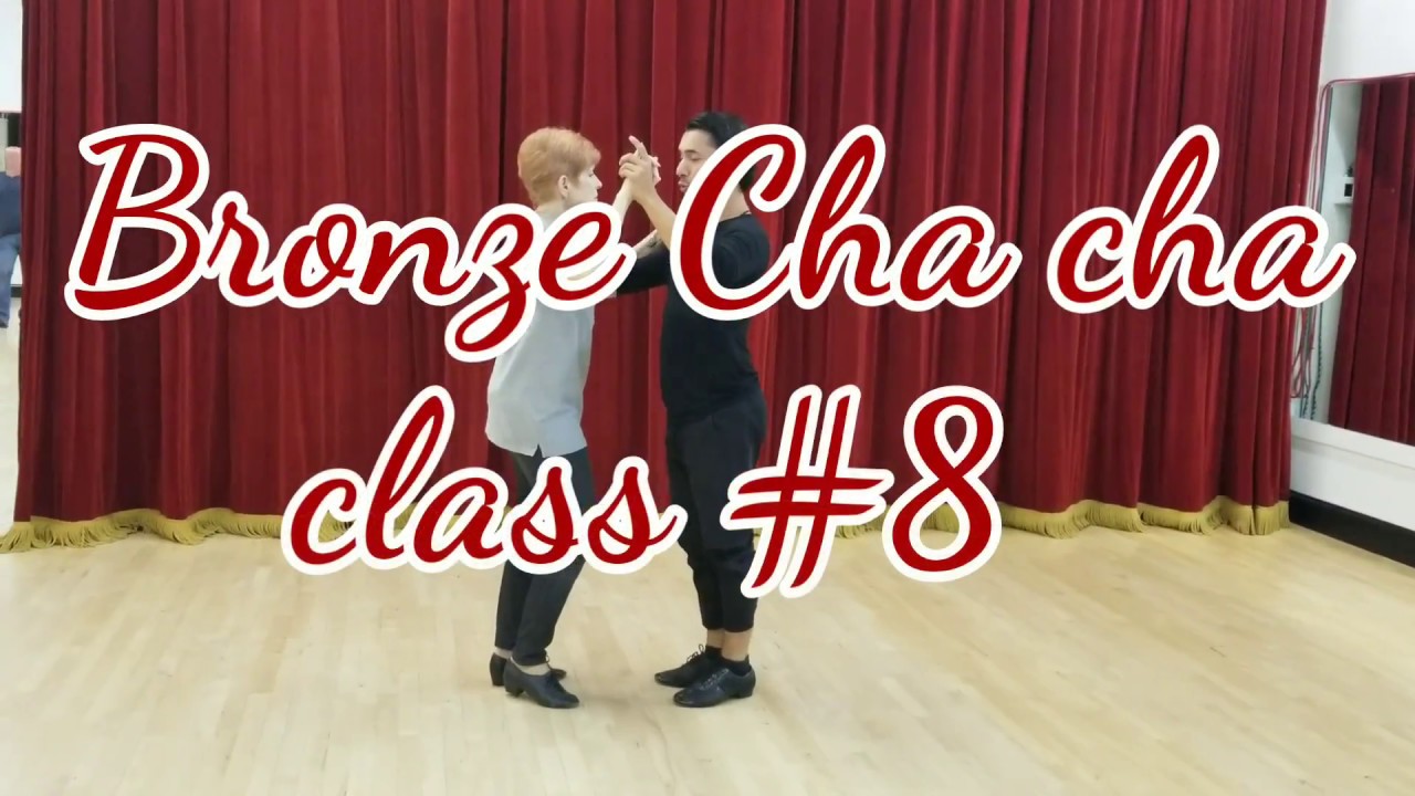 Bronze American Rhythm Cha cha class #8: Back spot turn/ Natural top ...
