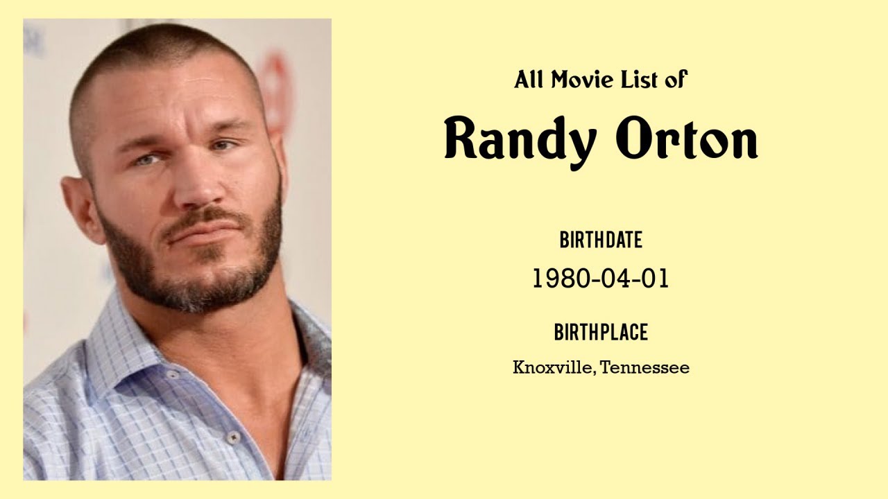 Randy Orton Movies list Randy Orton| Filmography of Randy Orton - YouTube