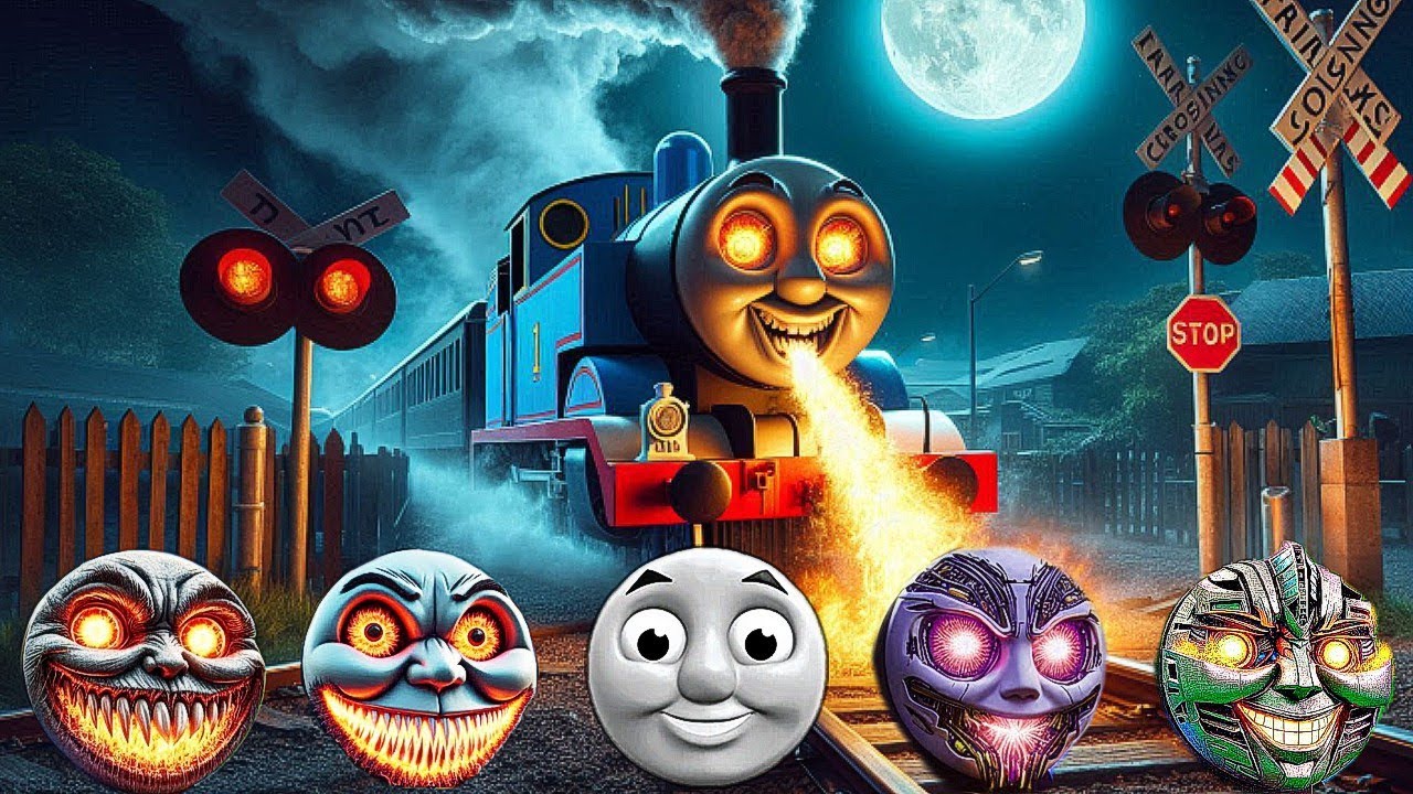 TEBAK GAMBAR KERETA API THOMAS & NEW FRIENDS - KERETA THOMAS HANTU ...