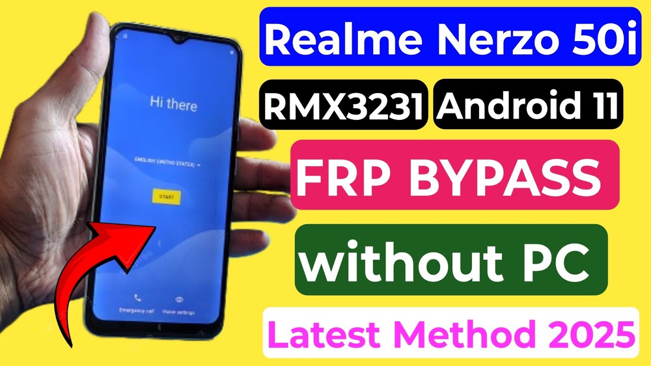Realme Nerzo 50i & C11 (2021) FRP Bypass | Realme RMX 3231 FRP Bypass ...