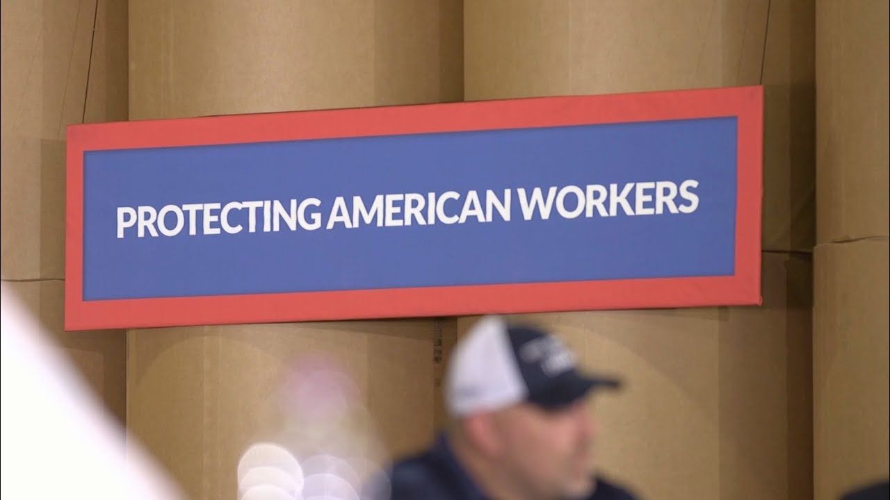 "This is the blue-collar, middle-class Trump Economy." - YouTube