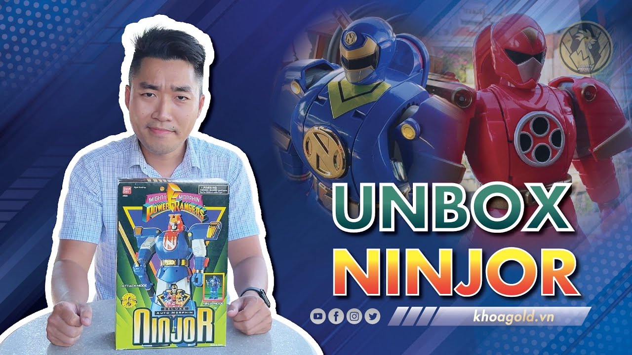 Unbox DX Ninjor Deluxe 1995 - Hasbro Ninjakon Power Ranger Ninja Storm ...