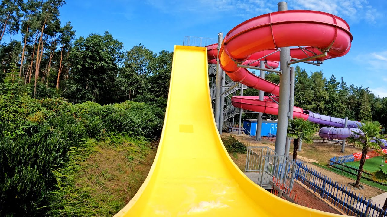 Wacky Wave Water Slide POV | Aquaventura Hellendoorn - YouTube