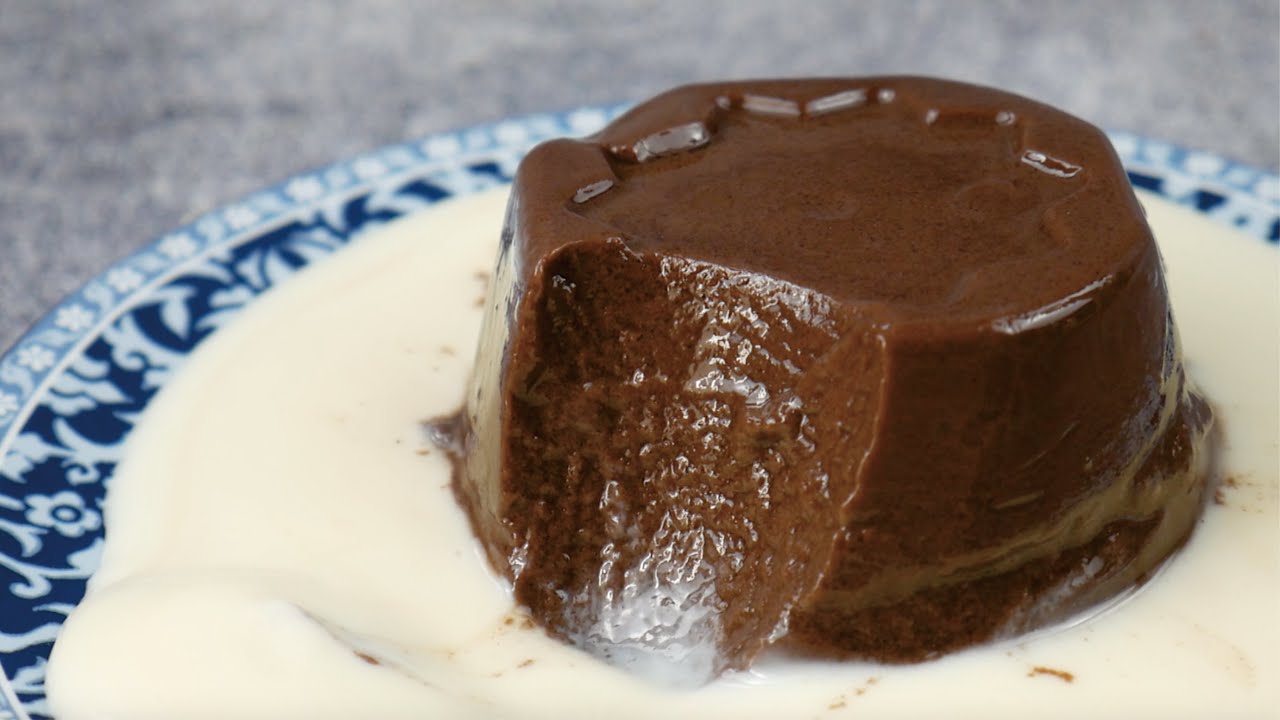 Lembut Lumer di Mulut!! Resep PUDING COKELAT TER-ENAK!!! - YouTube