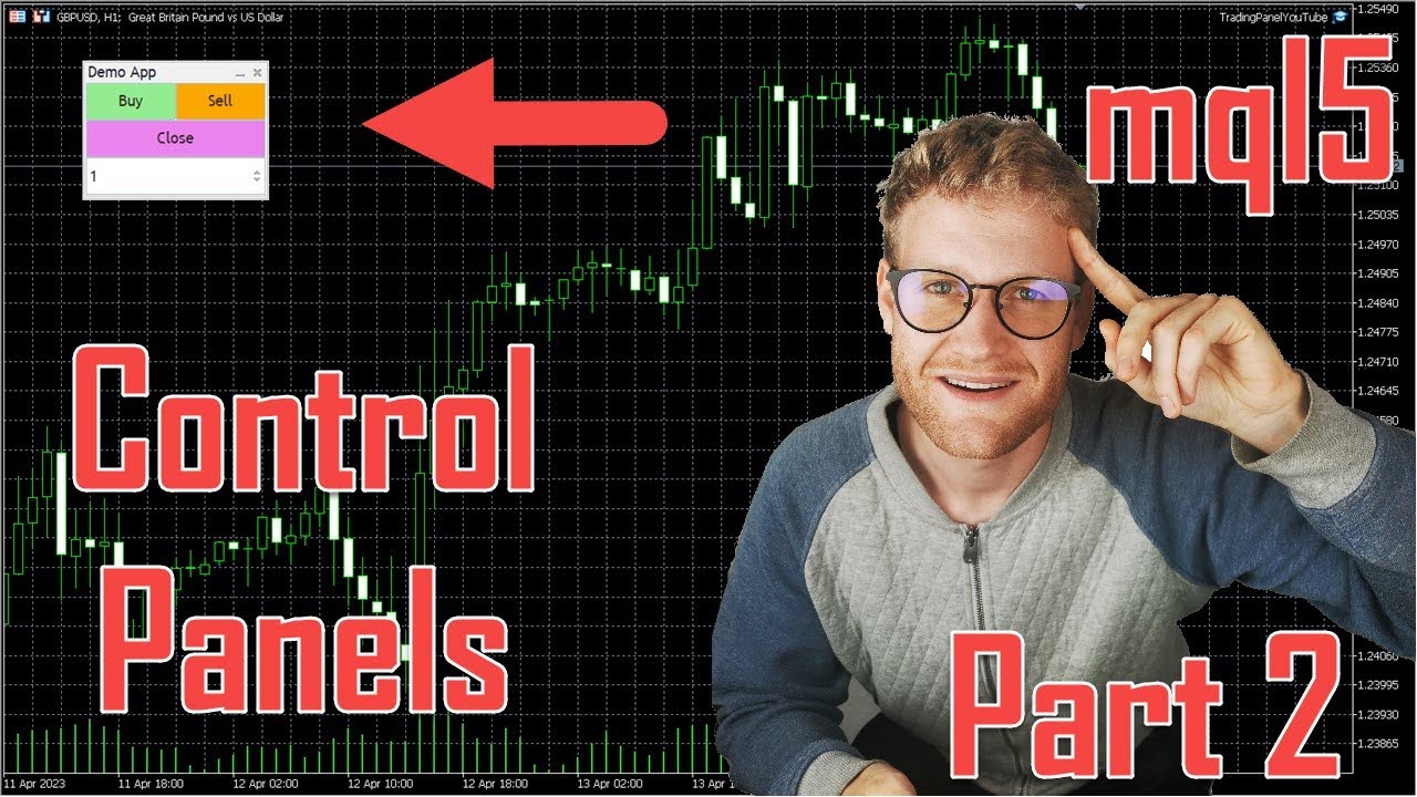 Mt5 Trading Panel Programming Adding Buttons And Edits Part 2 Youtube