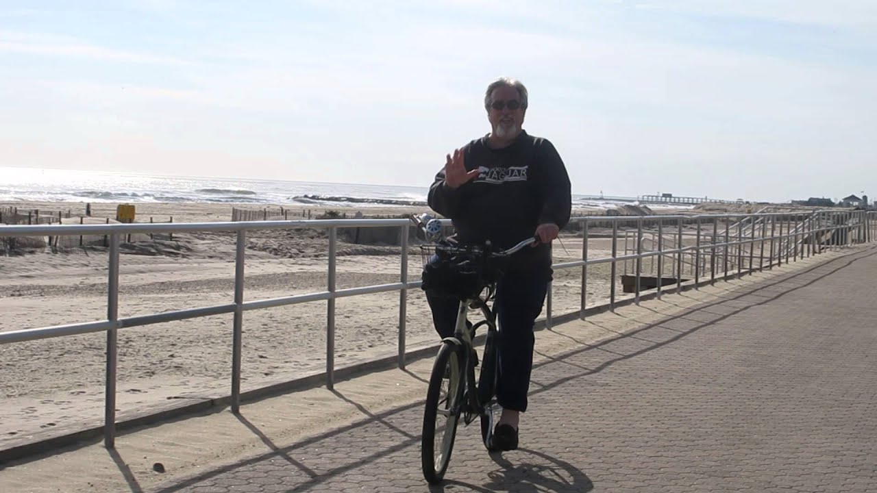First Day of Retirement Biking on Boardwalk - YouTube
