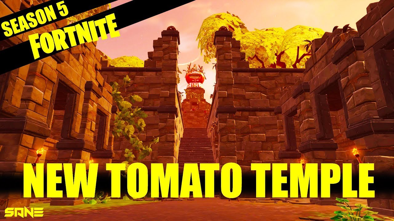 NEW TOMATO TEMPLE REPLACES TOMATO TOWN | FORTNITE - YouTube