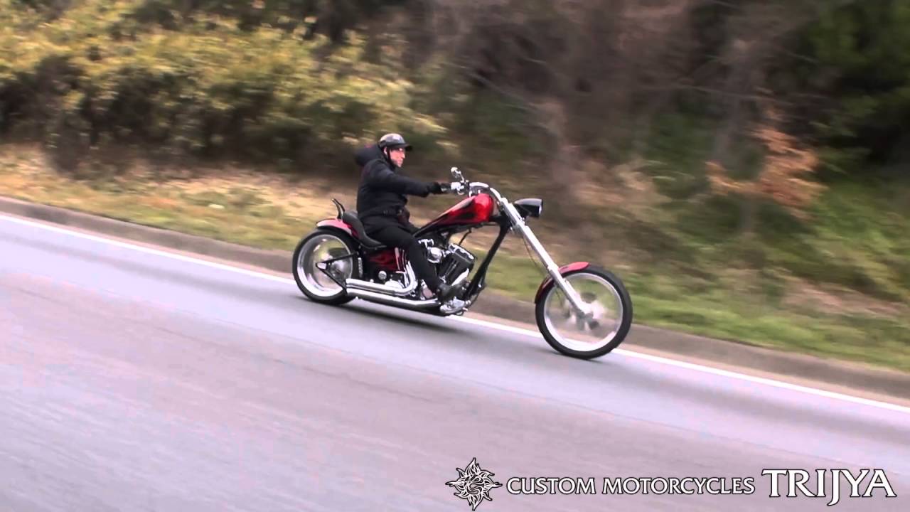 TRIJYA CUSTOM Long Chopper FXSTC - YouTube