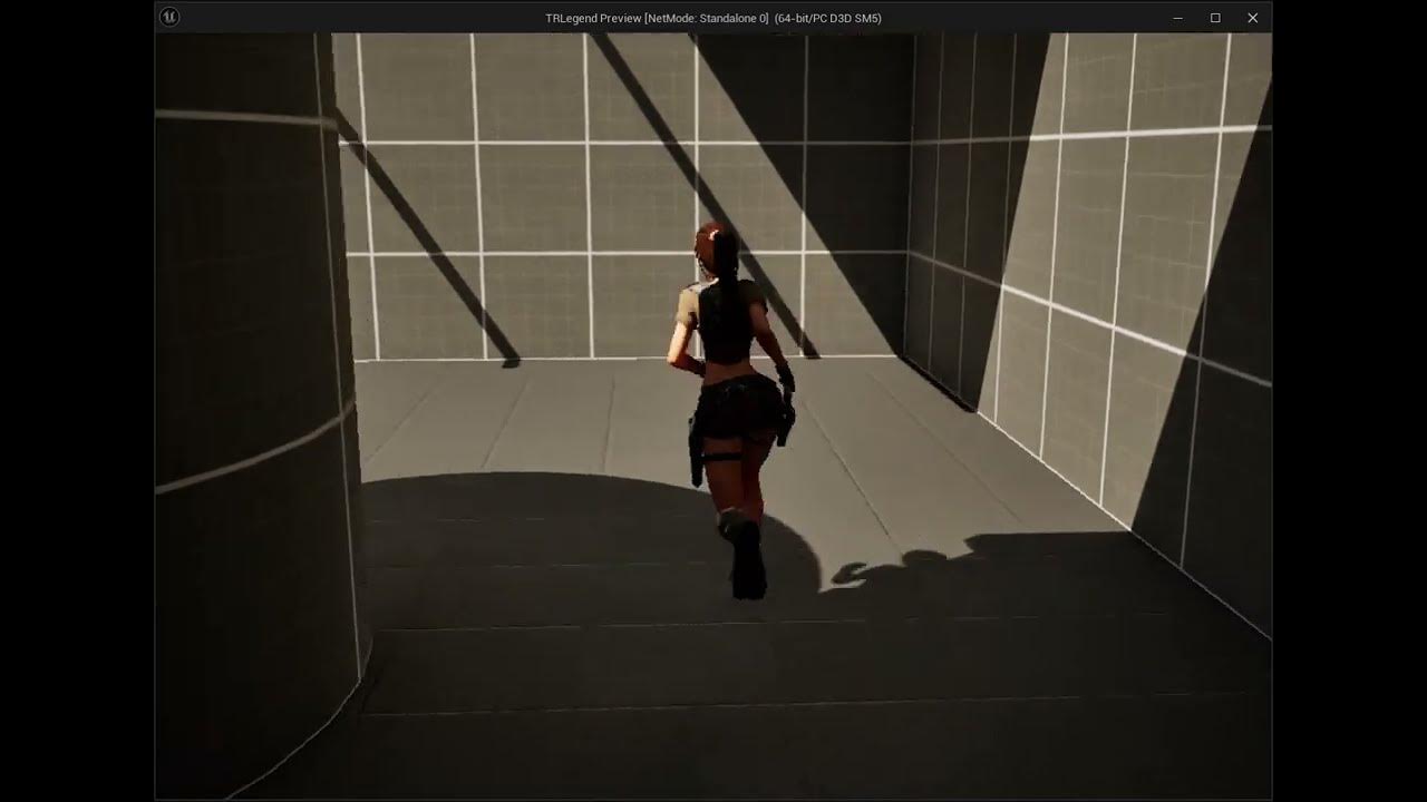 Tomb Raider Legend Reimagined in Unreal Engine 5 - Devlog 4 - Early climbing WIP - YouTube