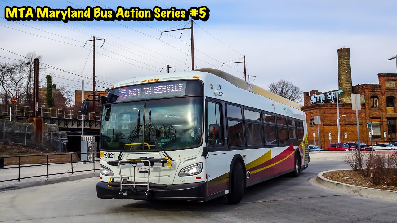 MTA Maryland Bus Action Series #5 - YouTube