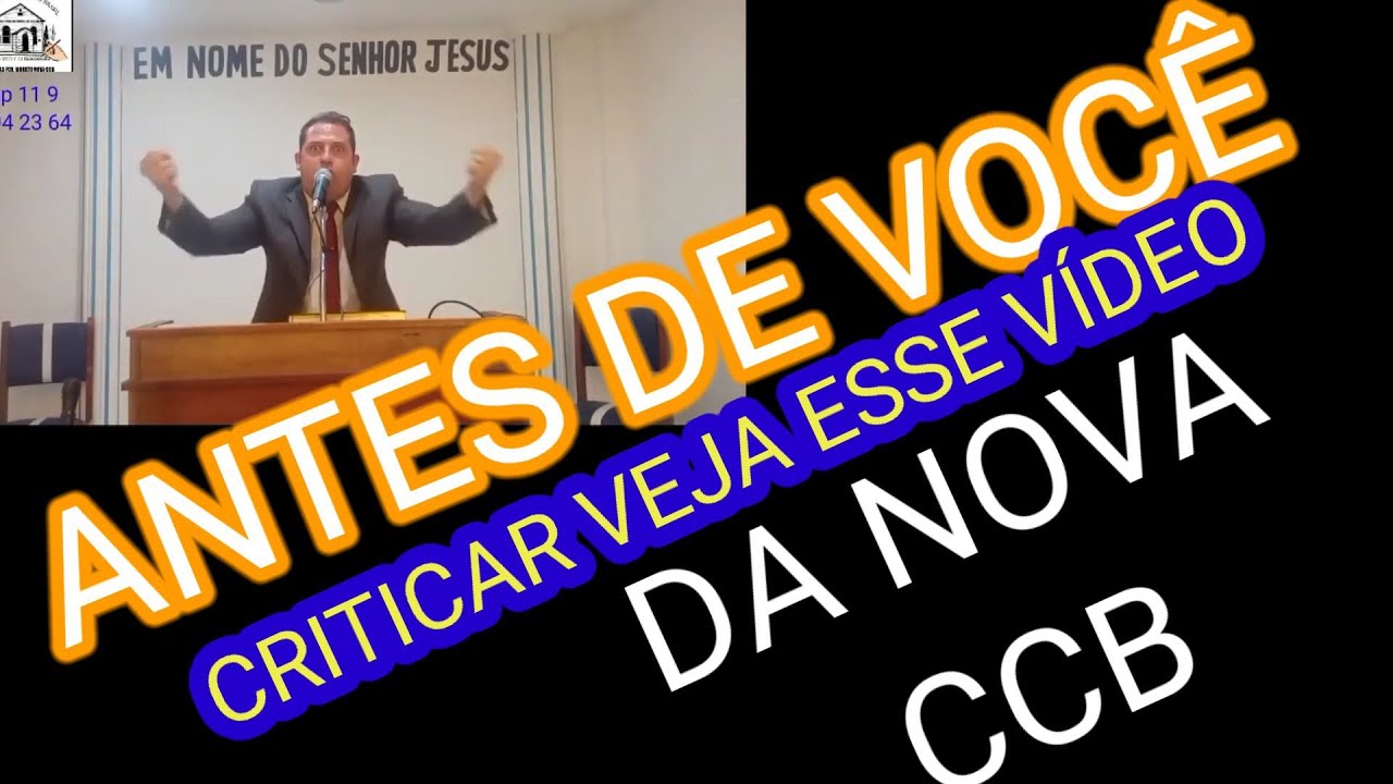 CCB ANTES DE VC CRITICAR POR FAVOR VEJA ESSE VÍDEO - YouTube