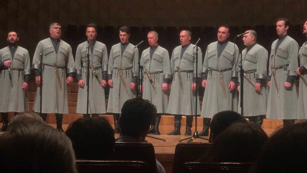 Rustavi Ensemble performance of Georgian polyphonic singing - YouTube