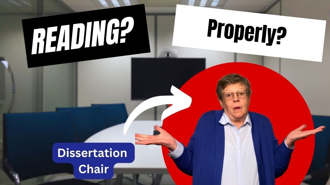 How to Read for Your Dissertation Properly - YouTube