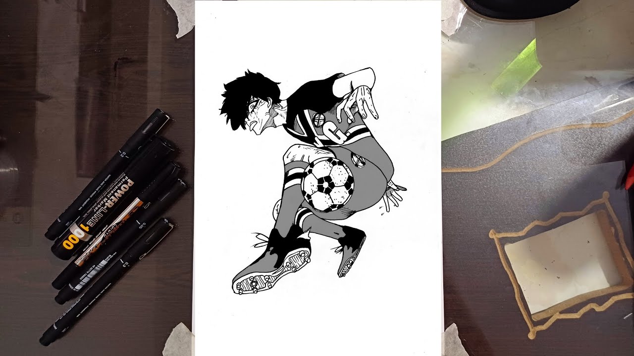 How To Draw Itoshi Rin Flow | Step By Step | BlueLock#Blue Lock - YouTube