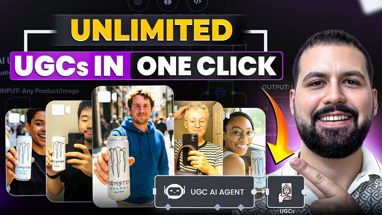 Generate Unlimited UGC Ads for ANY Product with 1 Click (n8n & Veo3 ...