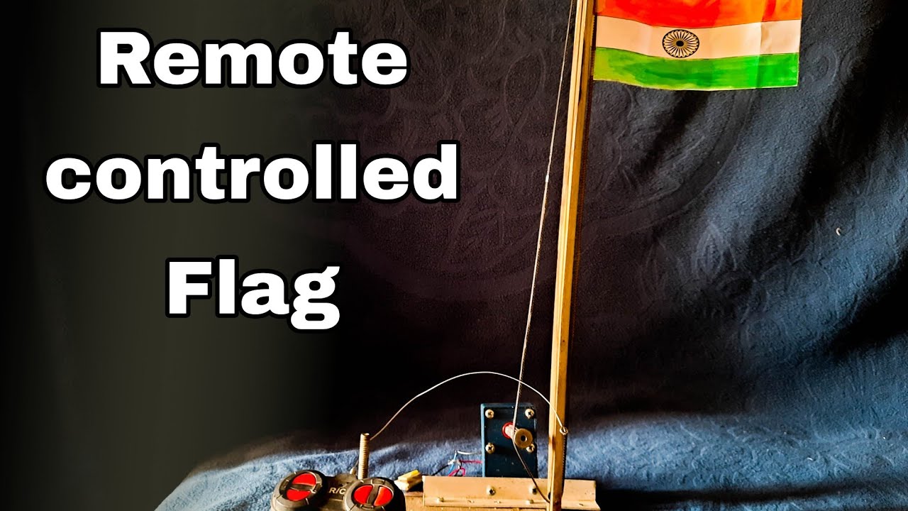 How to make remote controlled Flag | Flag Hosting - YouTube
