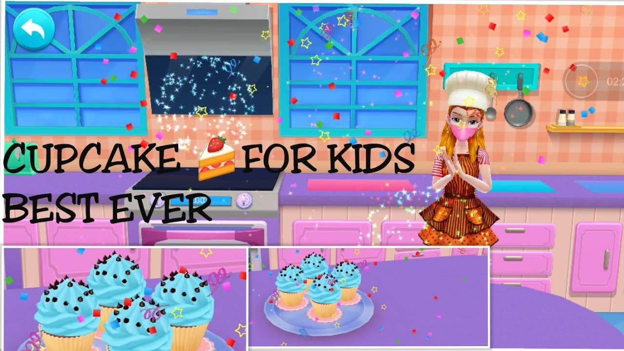 HOW TO MAKE CUPCAKE 🍰FOR KIDS BEST EVER |Games for kids | Educational ...