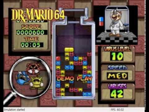 Dr.Mario 64 - Intro & Demo [Nintendo 64] - YouTube