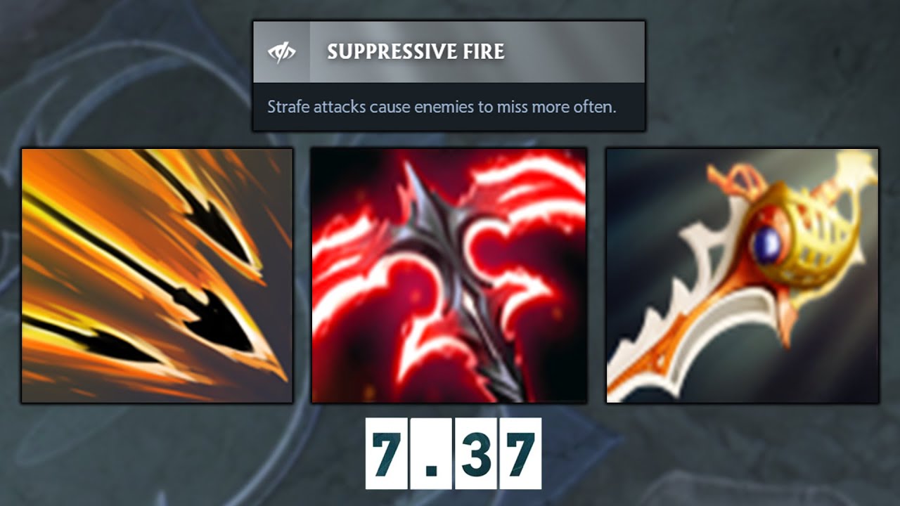 SUPRESSIVE FIRE Rapier + Stygian Desolator Clinkz IMBA AoE Damage Dota ...