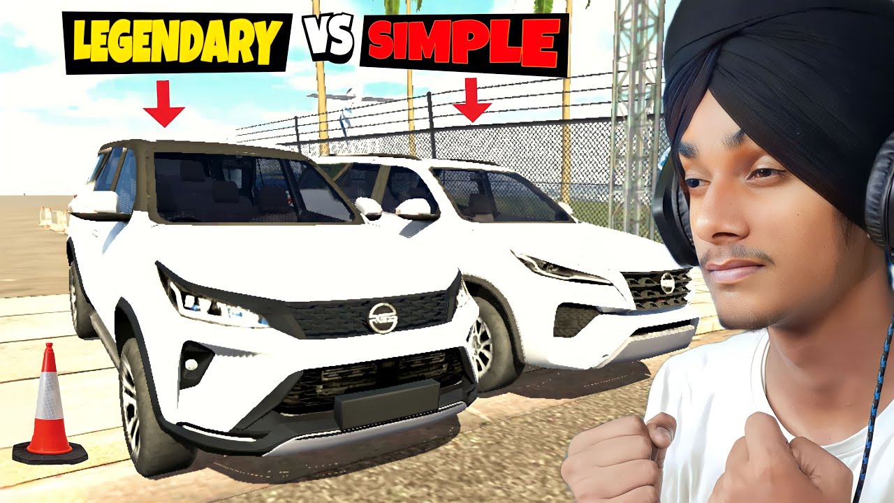 LEGENDARY FORTUNER VS SIMPLE FORTUNER TESTING IN INDIAN BIKE DRIVING 3D ...
