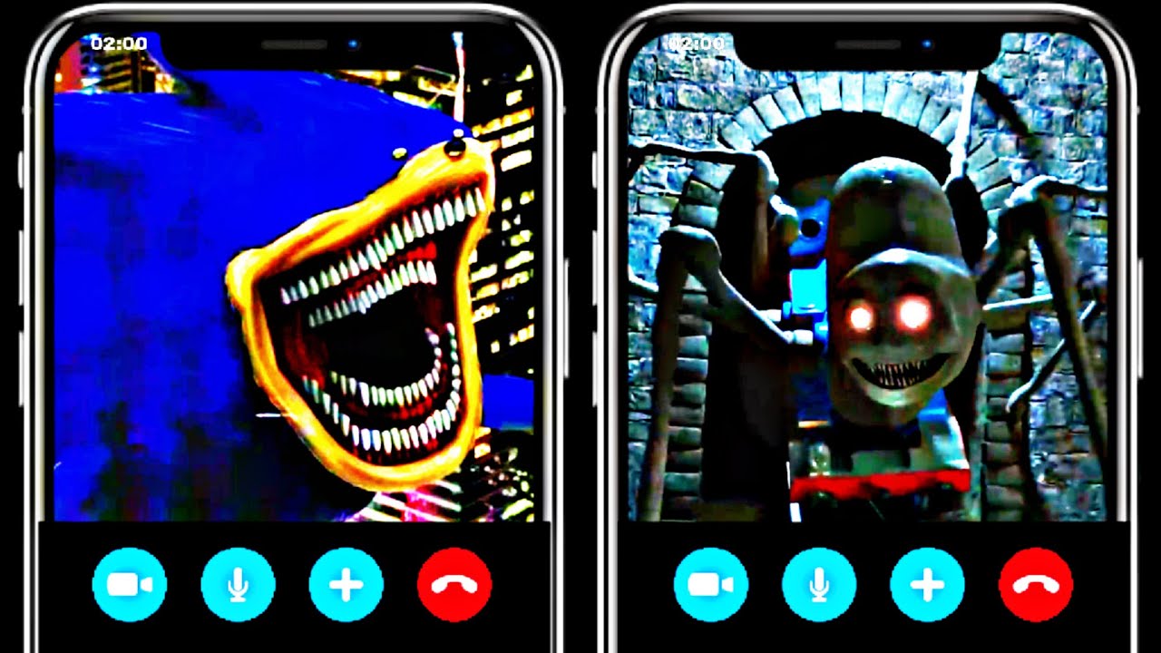 CHAOS - SHIN SONIC TAPES SCARES THOMAS EXE SCARY CALL! - YouTube