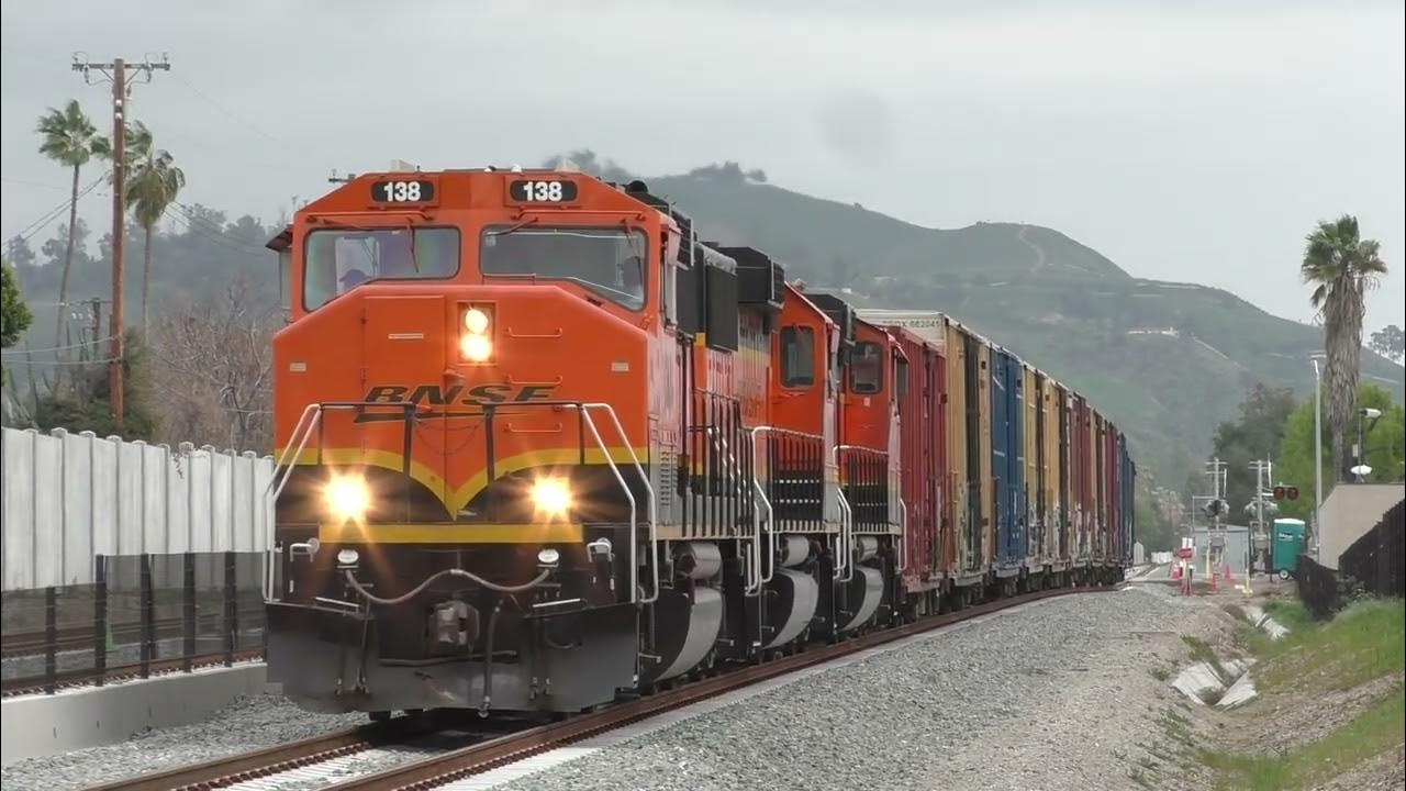 BNSF Pasadena Local at Pomona, La Verne, San Dimas, Glendora, Azusa, and Irwindale 2/21/2022 ...
