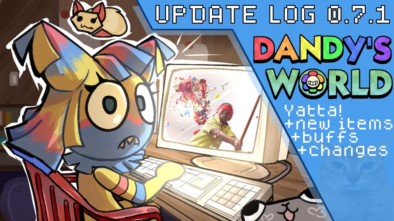 Yatta la piñata is here!!! | Dandy's world update log 0.7.1 - YouTube