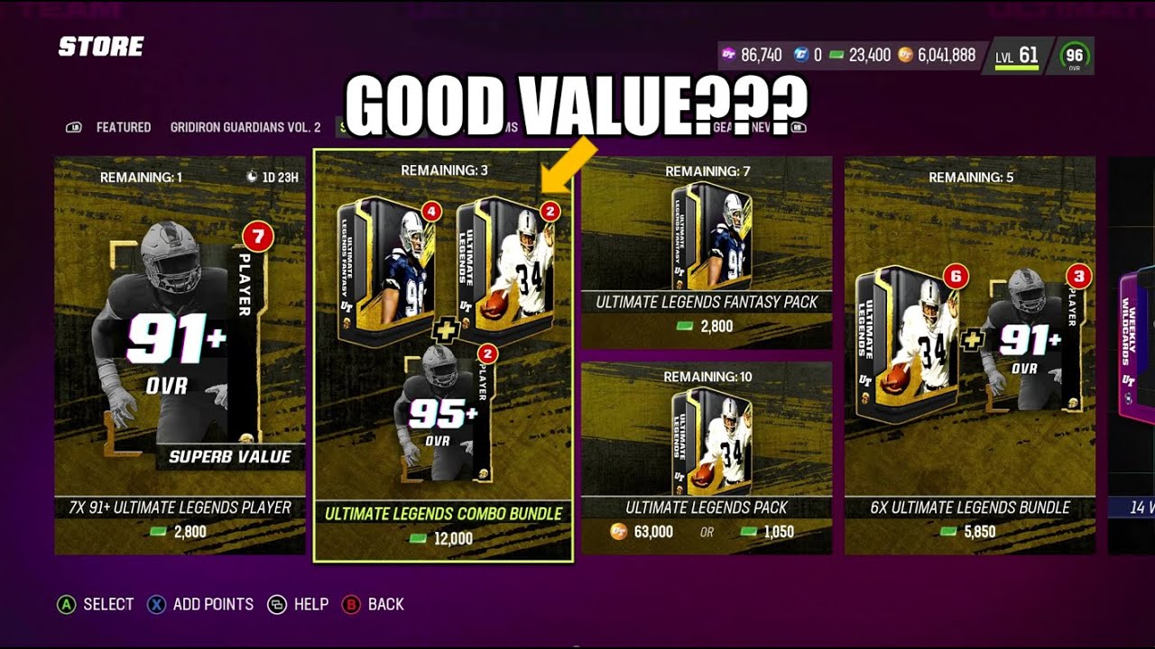 What's The Ultimate Legends Bundle Worth??? - YouTube