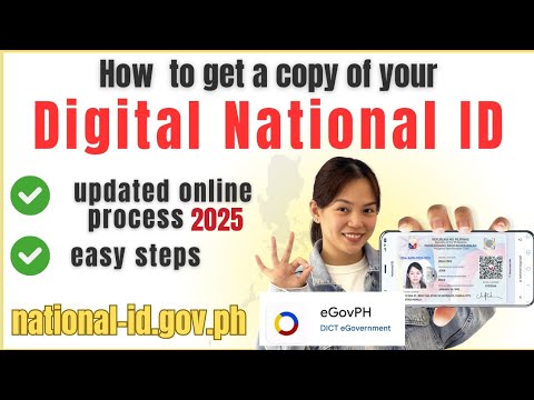 HOW TO GET A COPY OF YOUR DIGITAL NATIONAL ID USING EGOV.PH APP 2025 ...