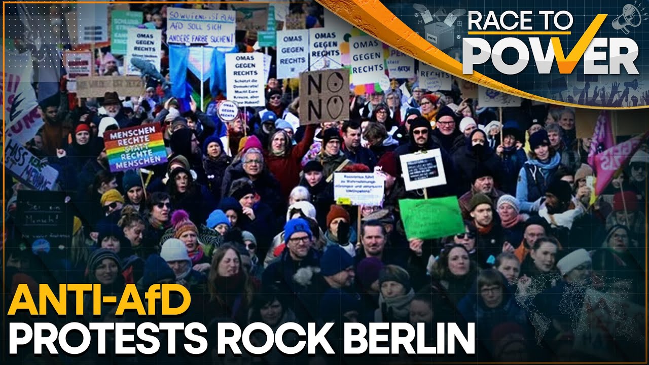 Germany Snap Elections: Thousands Protest Against Far-Right AfD Party ...