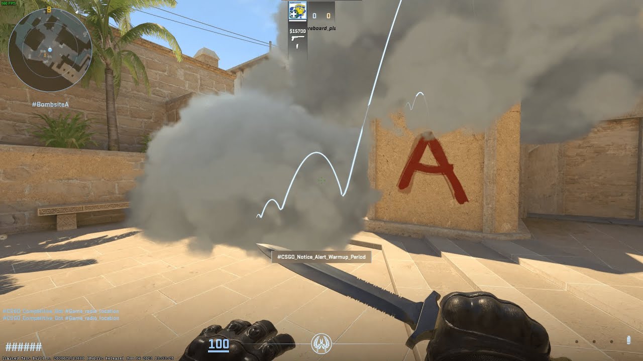 smoke a from apps mirage cs2 - YouTube