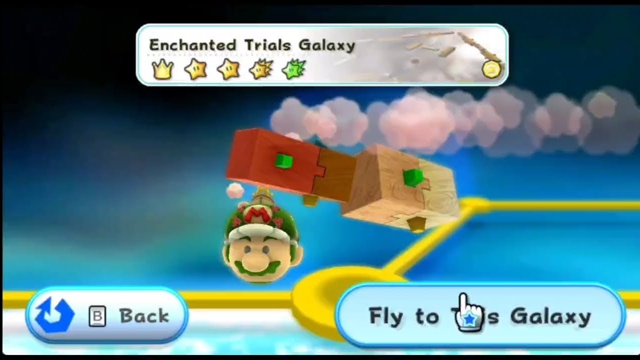 Enchanted Trials Galaxy, custom level for my rom hack - YouTube