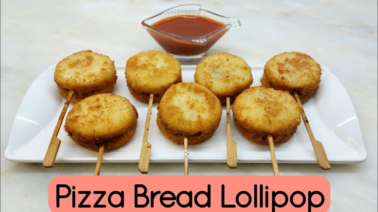 Pizza Bread Lollipop | Ramzan Special Chicken Pizza Flavoured Kabab ...