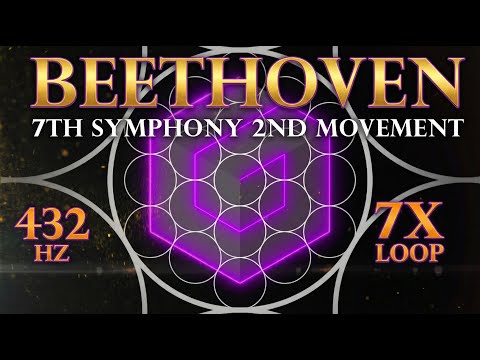432Hz - Bashar Beethoven Meditative 7xLoop - 7th Symphony 2nd Movement Allegretto
